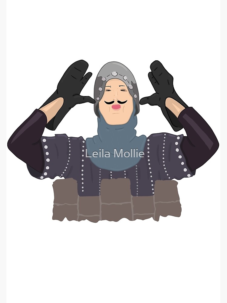 "Monty Python French Knight" Poster by FrootyPatooty | Redbubble