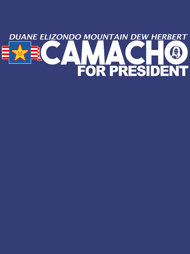 "Idiocracy - Camacho for President" T-shirt for Sale by luvthecubs ...