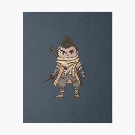 "Sekiro: Shadows Die Twice - Chibi Wolf" Art Board Print for Sale by ...