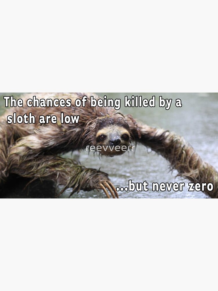 "but never zero" Sticker by reevveerr | Redbubble