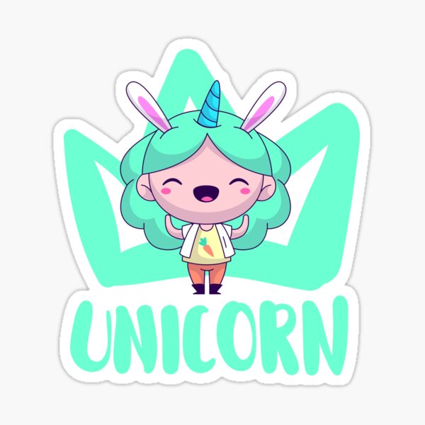 "unicorn doc kawaii" Sticker for Sale by rotuucenter | Redbubble