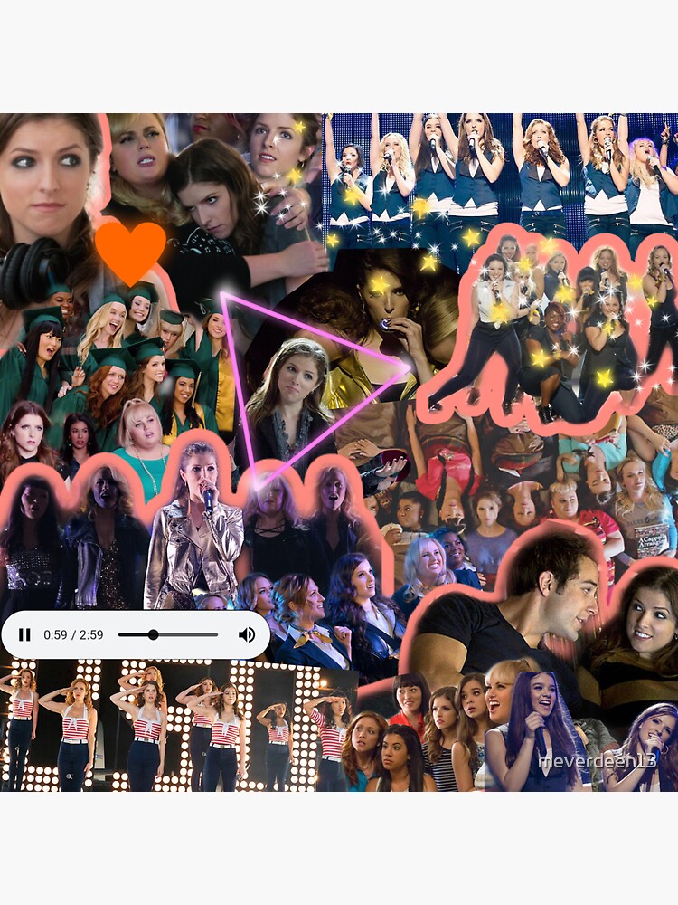 "Pitch Perfect Collage" Sticker for Sale by meverdeen13 | Redbubble