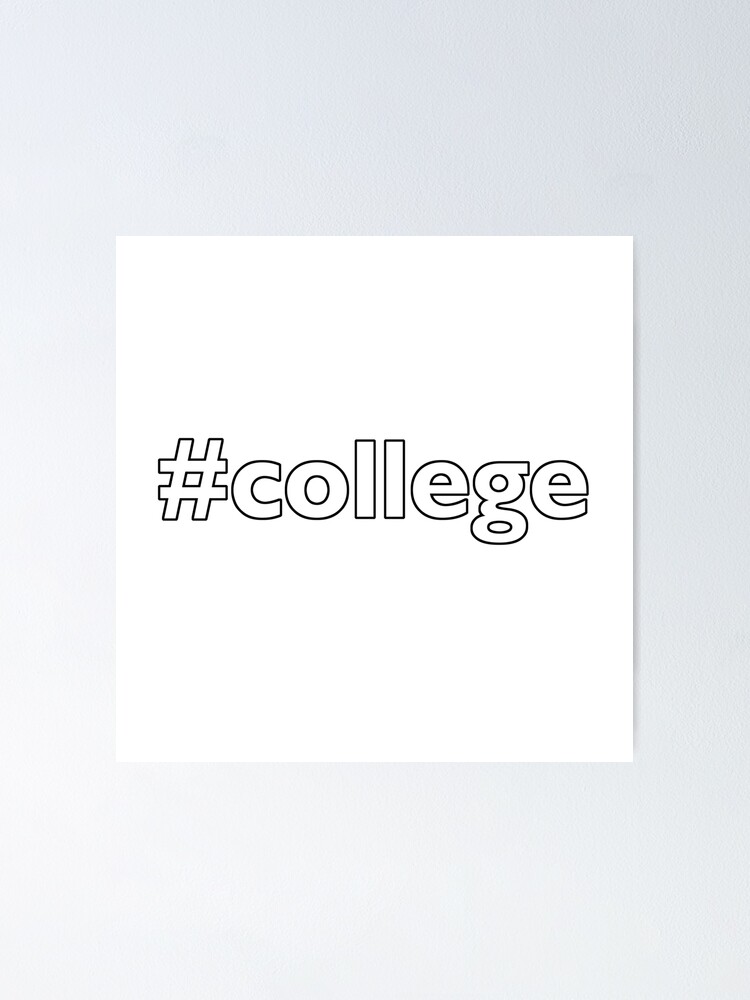 "College student school universe" Poster by Thestarrysky | Redbubble