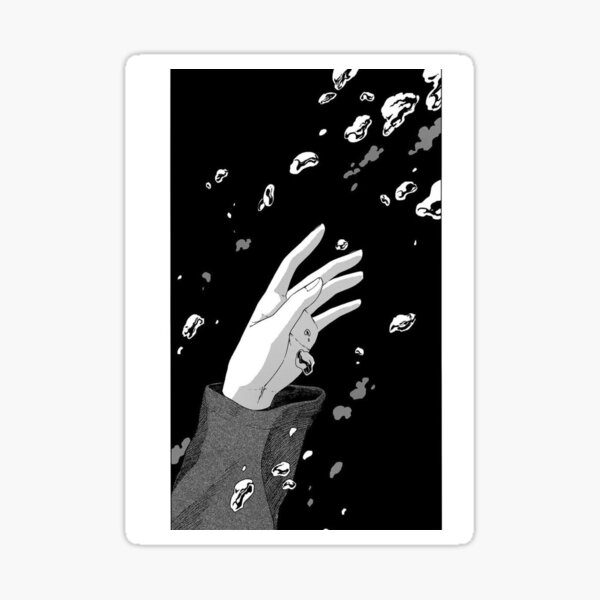 "Sad anime" Sticker by Theresia7 | Redbubble