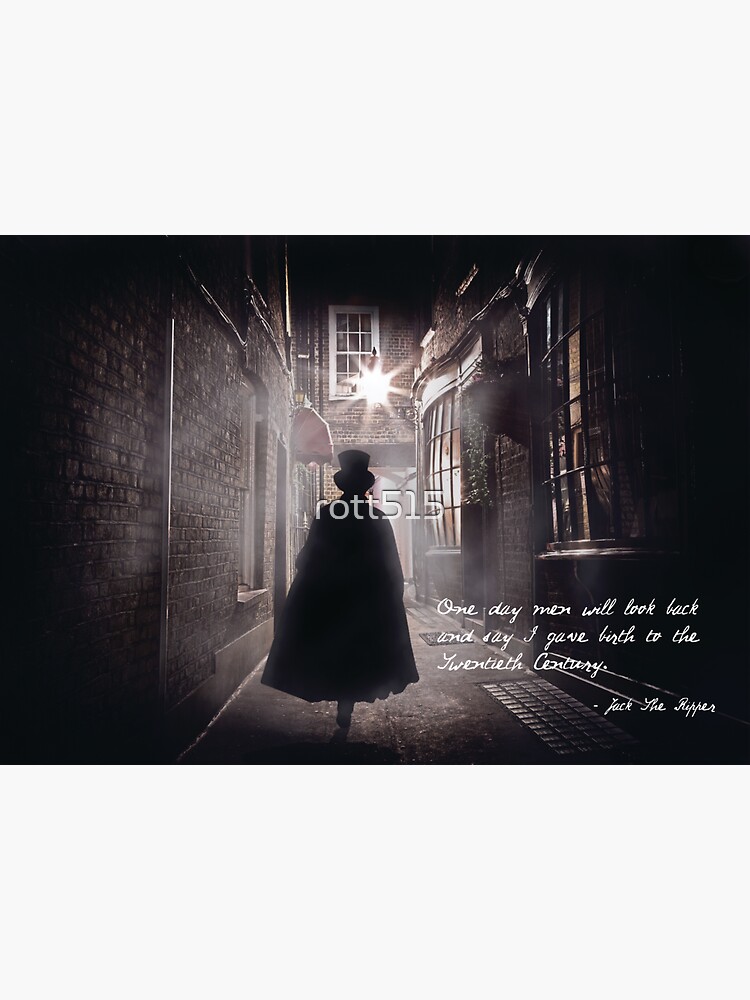 "Jack the Ripper Quote" Sticker for Sale by rott515 | Redbubble