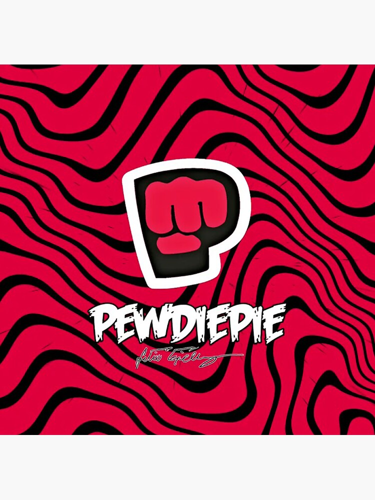 "Pewdiepie Premium Merch" Sticker by graversean | Redbubble