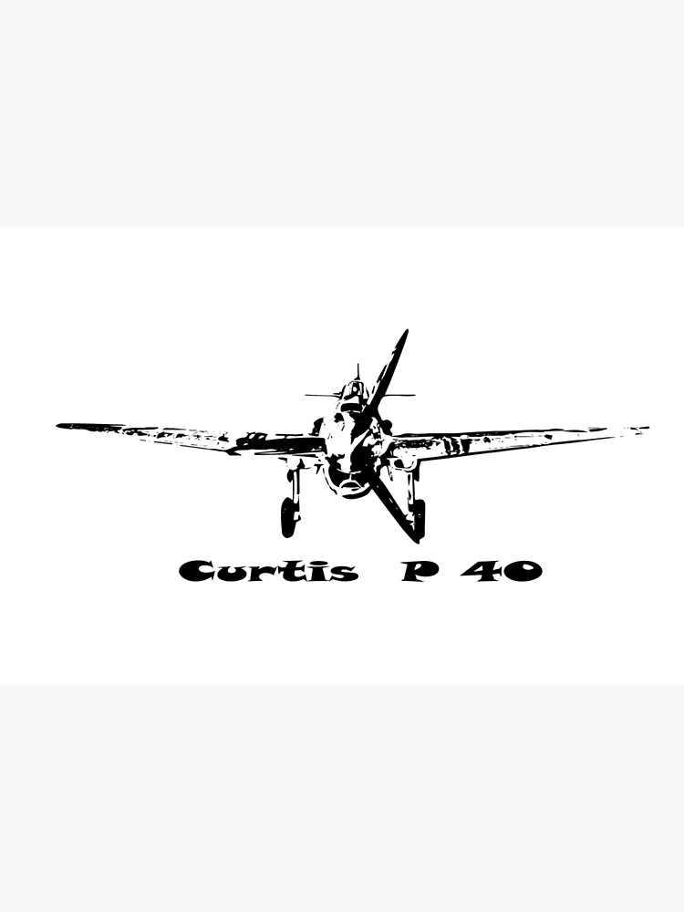 "Fighter Curtis P 40" Poster by Hujer | Redbubble