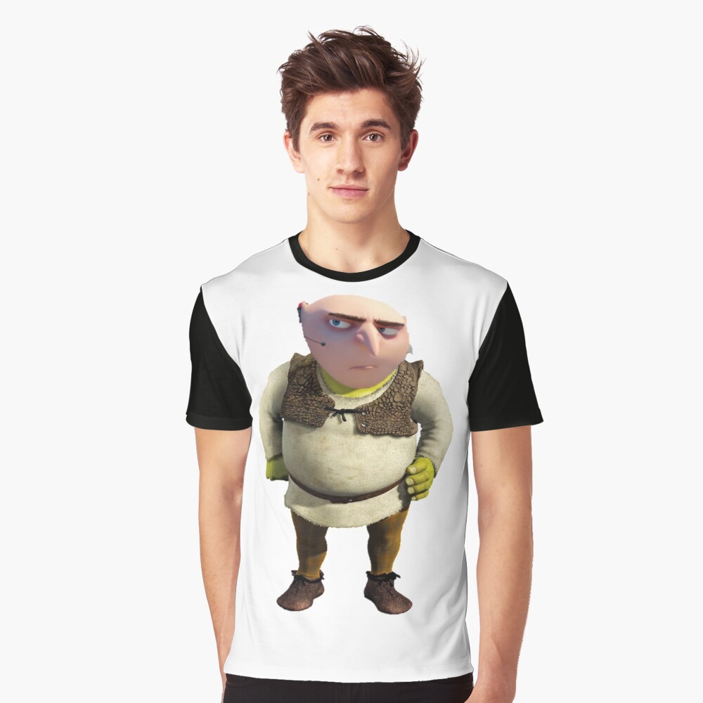 "shrek gru mashup design" Poster for Sale by Angela27 | Redbubble