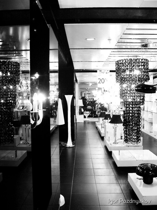 "London. Harrod's, Lighting Department" by Igor Pozdnyakov | Redbubble