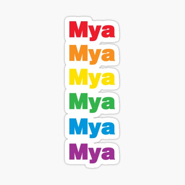 Mya Stickers | Redbubble