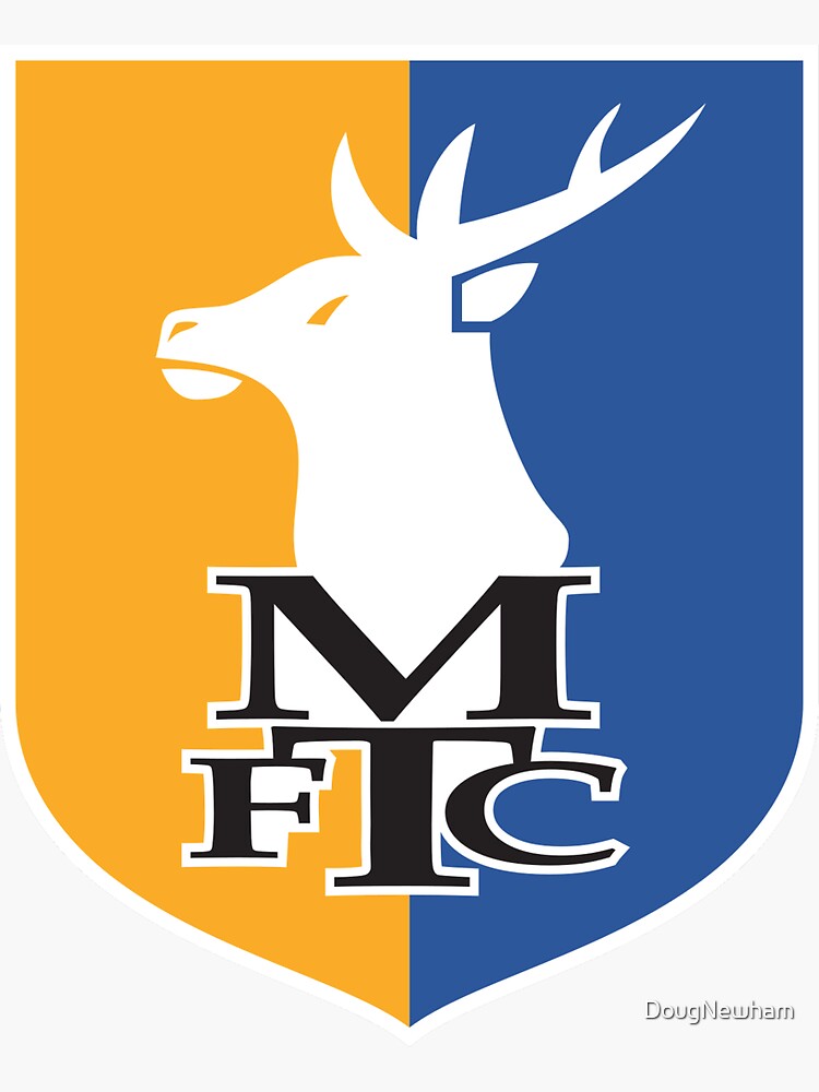 "Mansfield Town Badge" Sticker for Sale by DougNewham | Redbubble