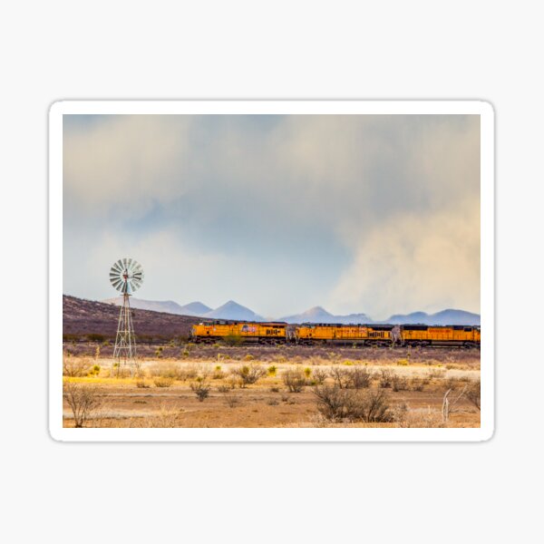 "Southwest Locomotion" Sticker for Sale by srgreen | Redbubble