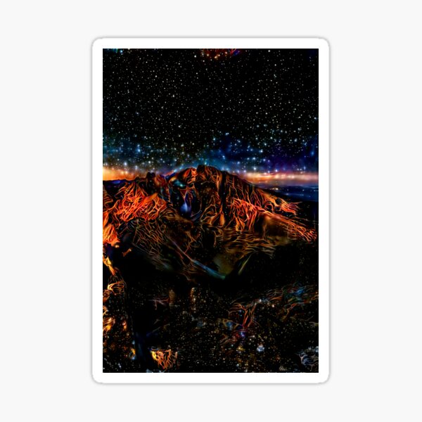 "The Magic of Spatial Vistas" Sticker for Sale by Alyxandre | Redbubble