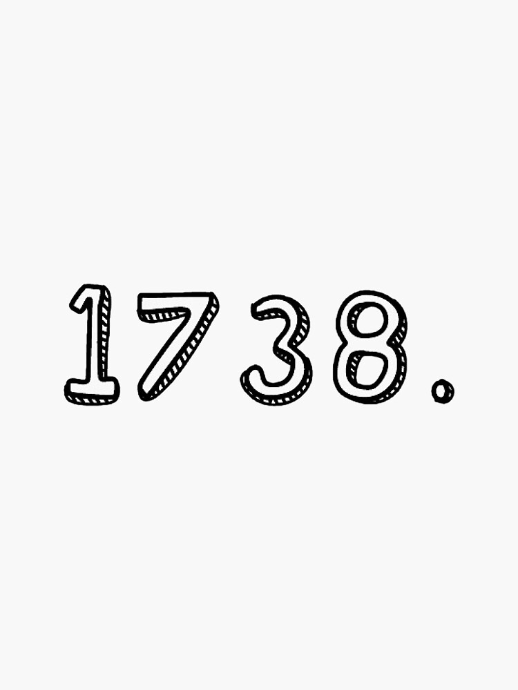 "1738 FETTY WAP " Sticker for Sale by itslaurengarcia | Redbubble