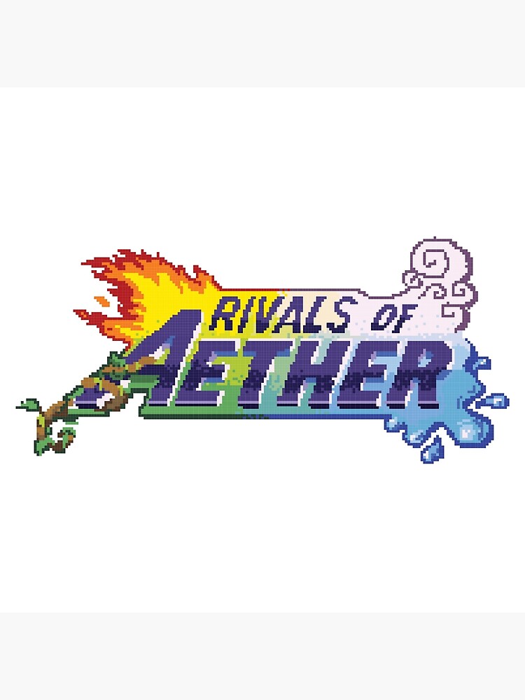 "Rivals of Aether Logo Pixel print" Framed Art Print for Sale by niymi ...