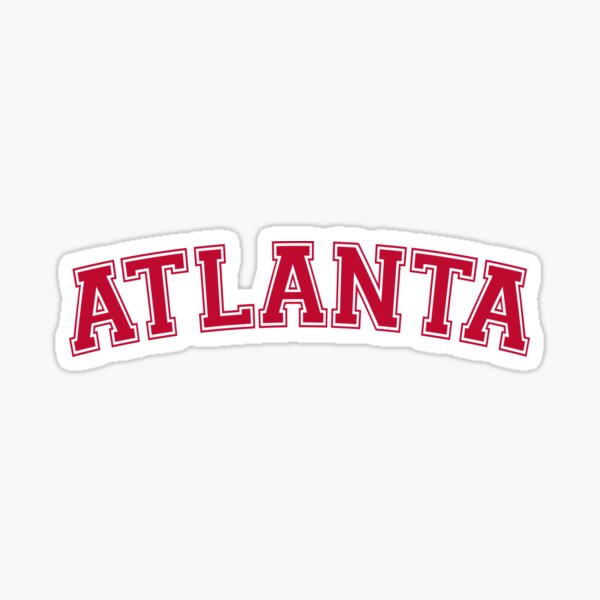 "Atlanta" Sticker for Sale by Keale | Redbubble