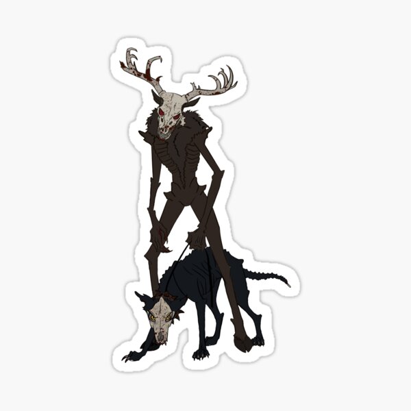 "Wendigo" Sticker for Sale by Carissariley | Redbubble