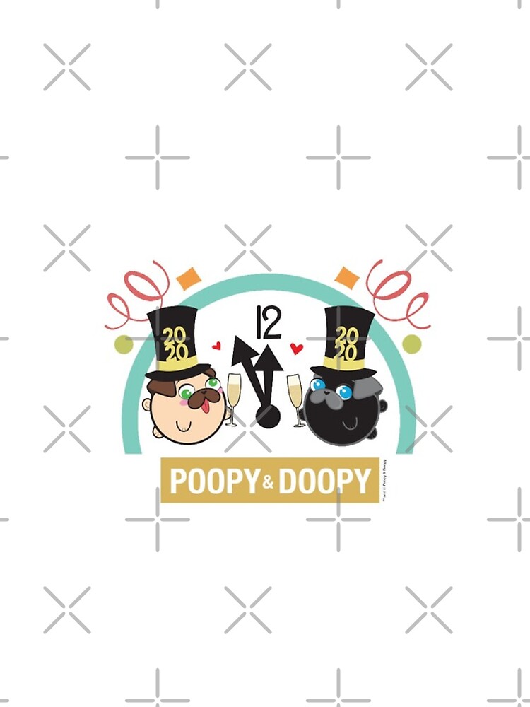 "Poopy and Doopy - New Year Countdown" iPhone Case for Sale by ...