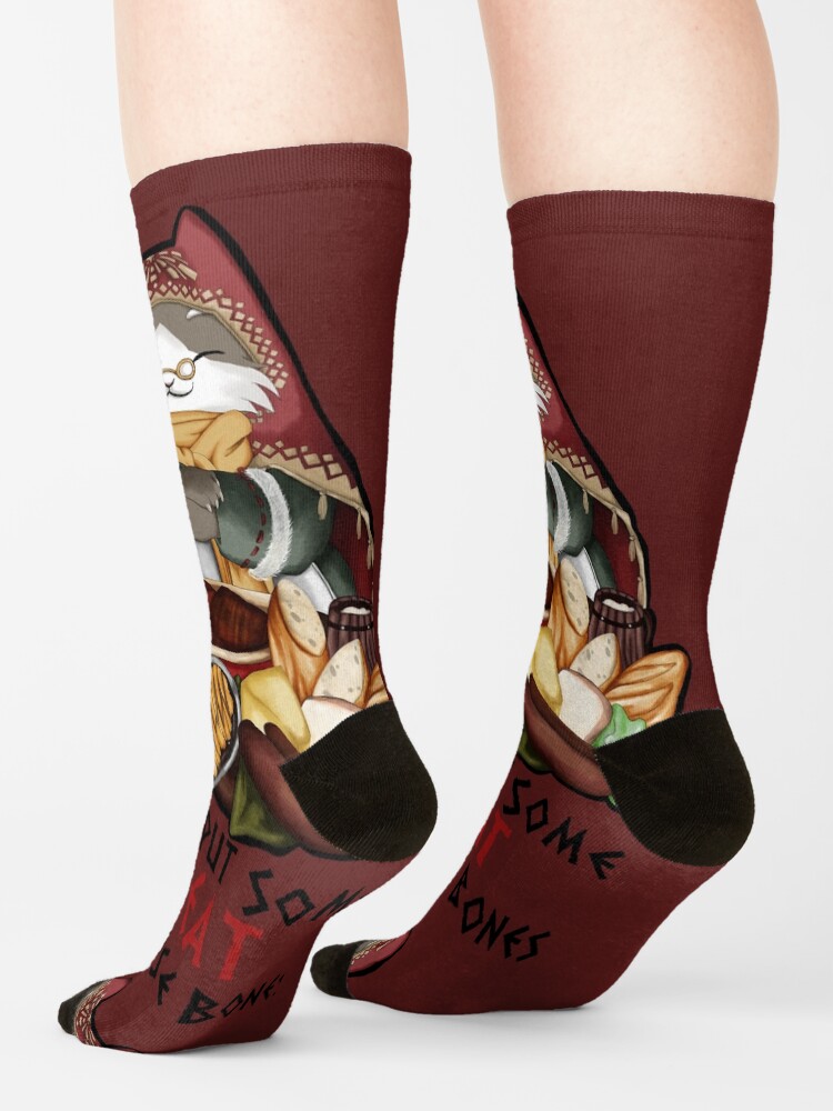 "Grammeowster Chef - "Let's Put Some Meat On Those Bones" - Black Font ...