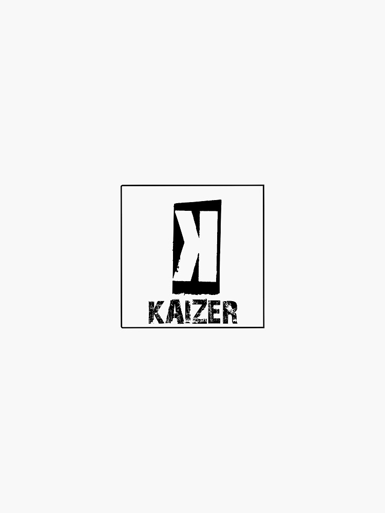 "KAIZER logo" Sticker by MicoKAIZER | Redbubble