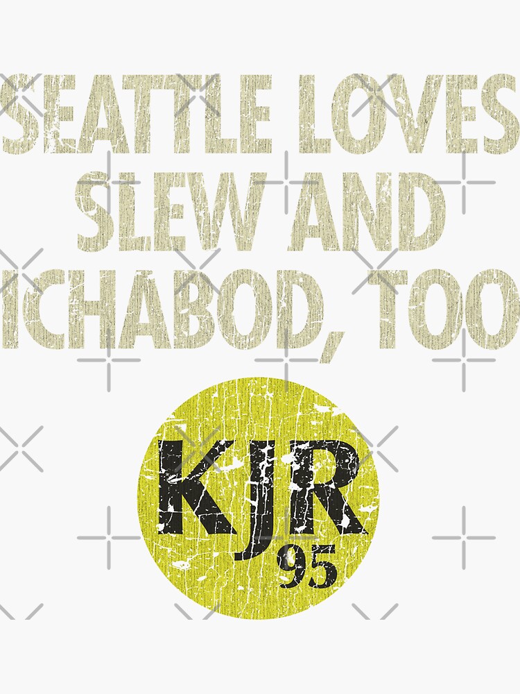 "KJR 95 Seattle Radio" Sticker for Sale by jacobcdietz | Redbubble