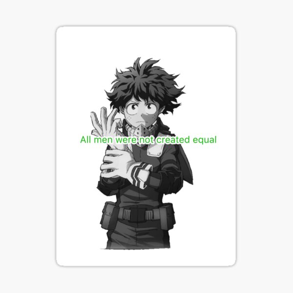 "Deku " Sticker by Sarahsdrawing | Redbubble