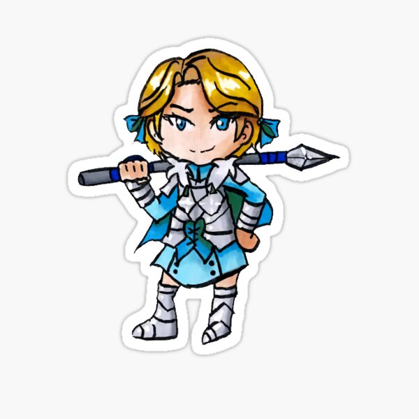 "Fire Emblem Three Houses Ingrid Chibi" Sticker for Sale by KaidaLuna ...