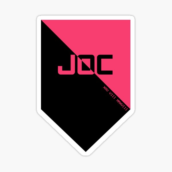 "Newest JOC logo " Sticker for Sale by Supersnozza | Redbubble