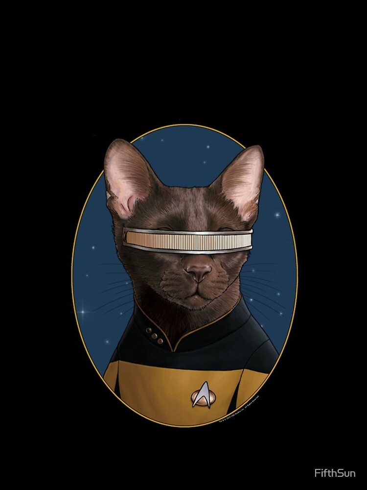 "Star Trek LaForge Cat Formation" iPhone Case for Sale by FifthSun ...