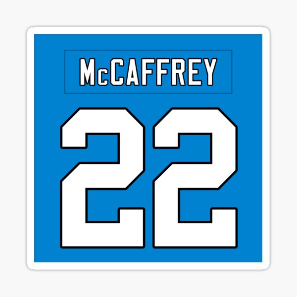 Christian Mccaffrey Stickers | Redbubble