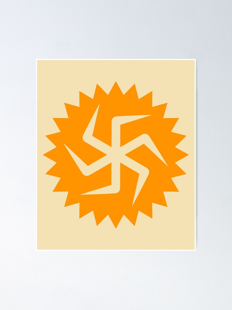 "Svarog Symbol Slavic God of Sun " Poster by Krukowski | Redbubble