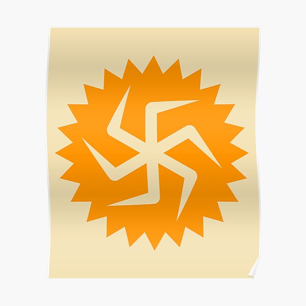 "Svarog Symbol Slavic God of Sun " Poster by Krukowski | Redbubble