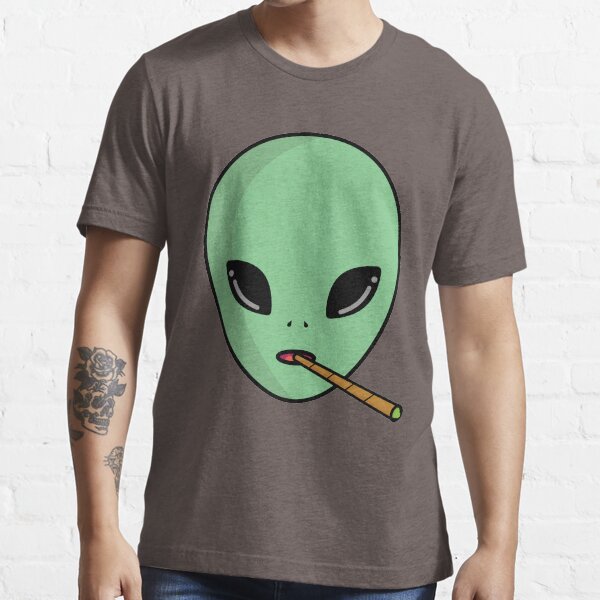 "Weed Alien 420 Trippy" T-shirt by MimichuDesigns | Redbubble