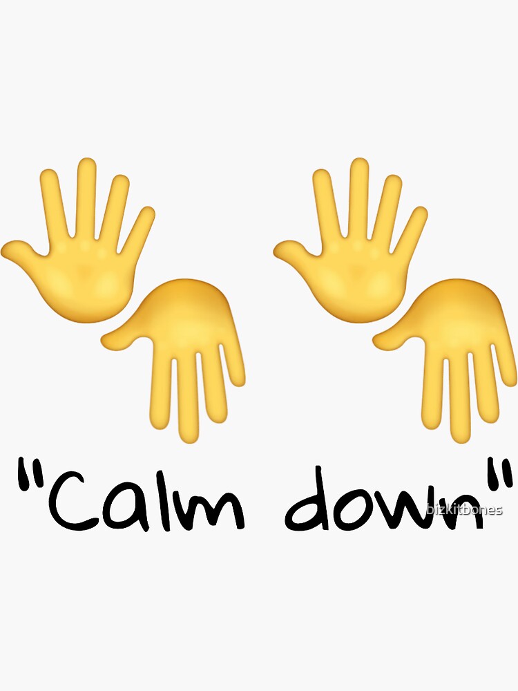 "Calm Down by Kidz Bop Karen" Sticker for Sale by bizkitbones | Redbubble