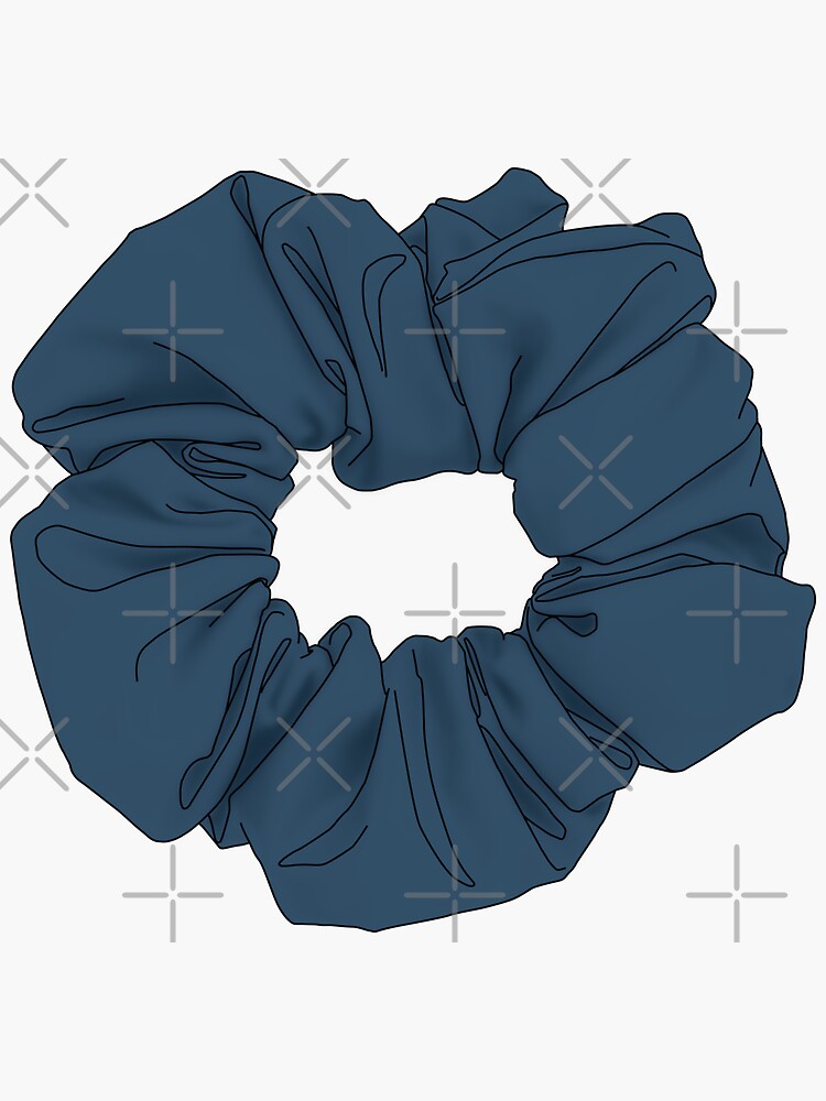 "Royal Blue Scrunchie" Sticker for Sale by TAArtist | Redbubble