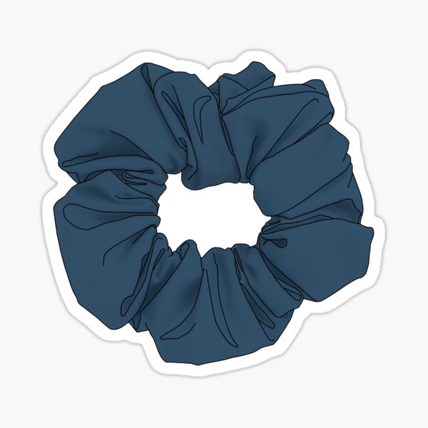 "Royal Blue Scrunchie" Sticker for Sale by TAArtist | Redbubble