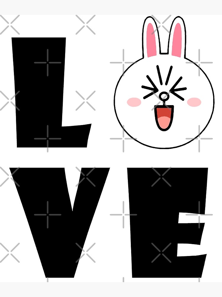 "Cute love cony bunny rabbit brown bear lover" Poster by tommytbird ...