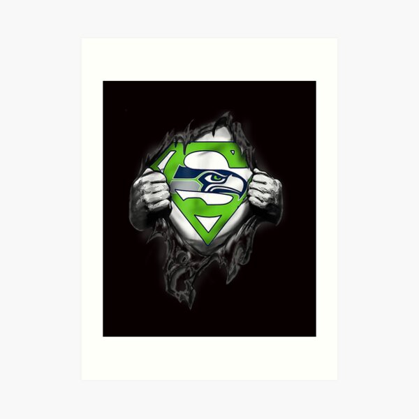 "Merry Christmas Football Team Superhero Seattle seahawk T shirt" Art ...