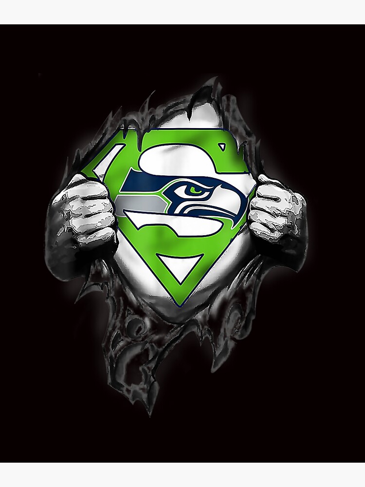 "Merry Christmas Football Team Superhero Seattle seahawk T shirt" Art ...