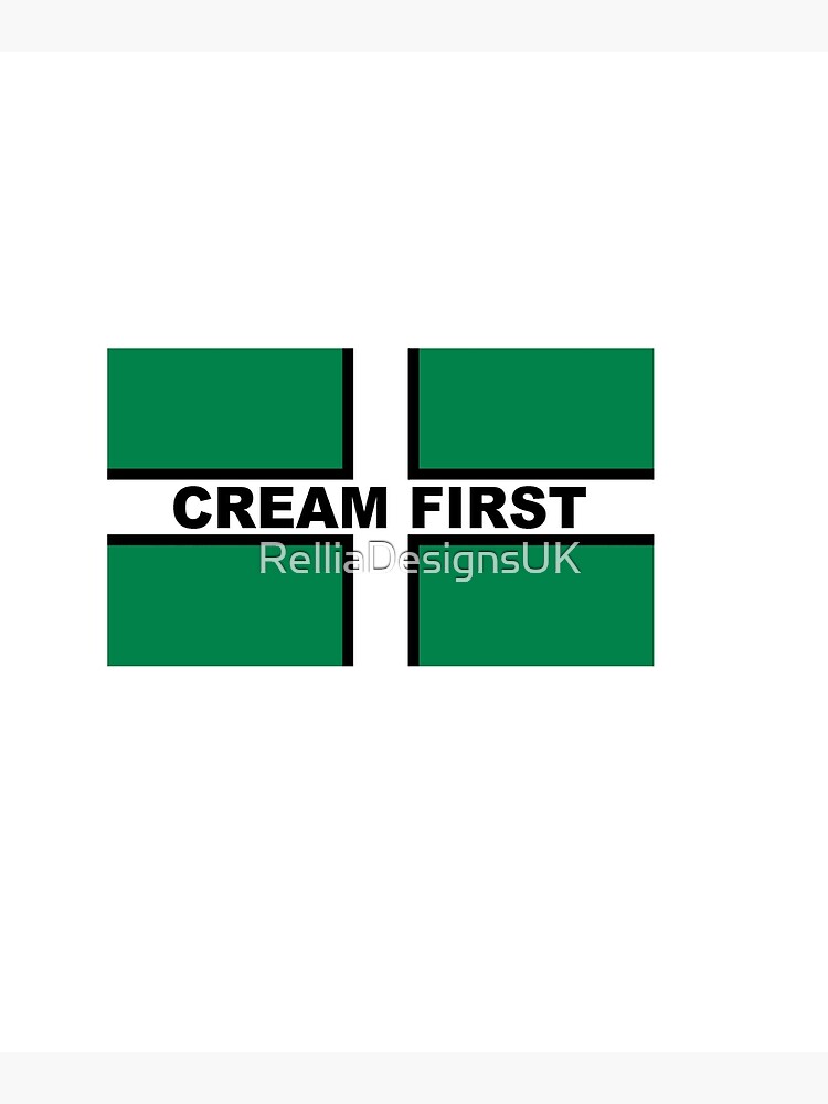 "Cream First Devon Flag of Saint Petroc Statement T-Shirt, Poster ...