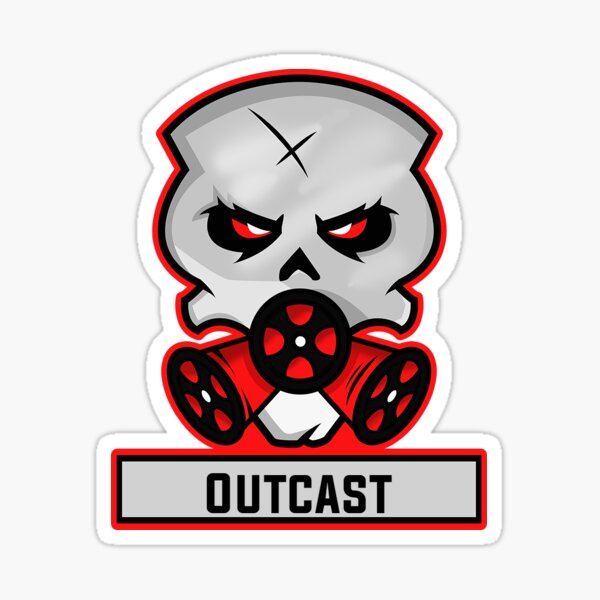 "Team Outcast Logo" Sticker by yoshigod75 | Redbubble