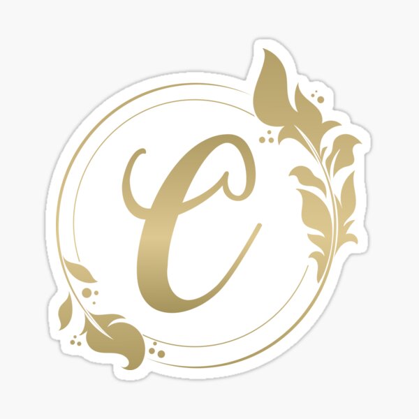 "C alphabet" Sticker by MallsD | Redbubble