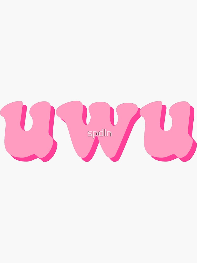 "uwu" Sticker von mgdlnsapien | Redbubble