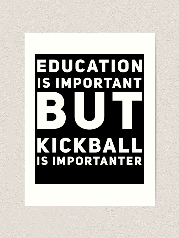 Funny Kickball Art