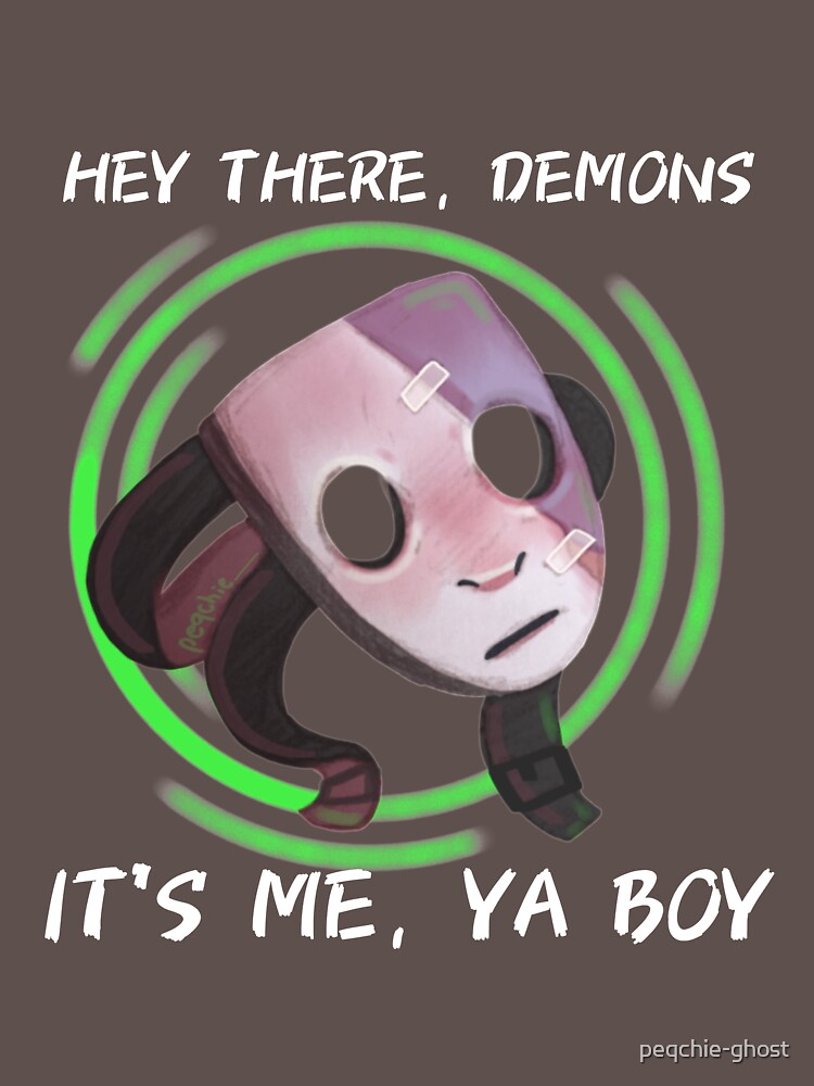 "Hey There Demons-- Sally Face Fanart Print" T-shirt for Sale by ...
