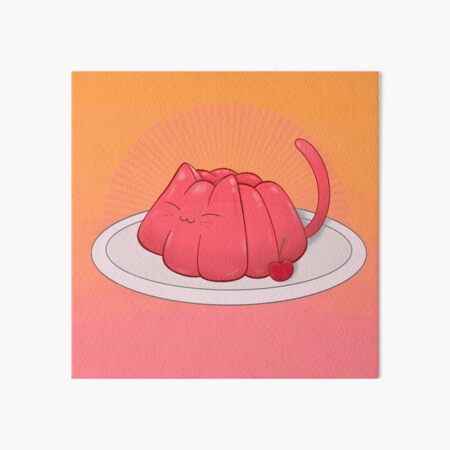 "Jello Cat" Art Board Print by susydotjpg | Redbubble
