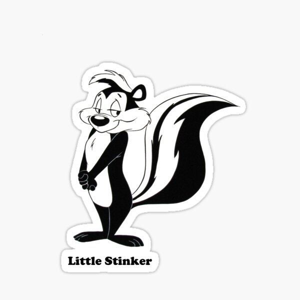 "Little Stinker" Sticker for Sale by SwampfoxDesign | Redbubble