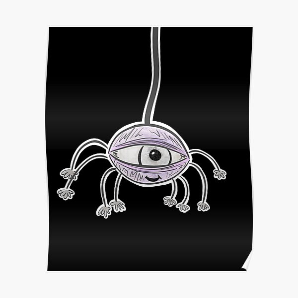 "Eye Spy Spider" Poster by SubtleSplit | Redbubble