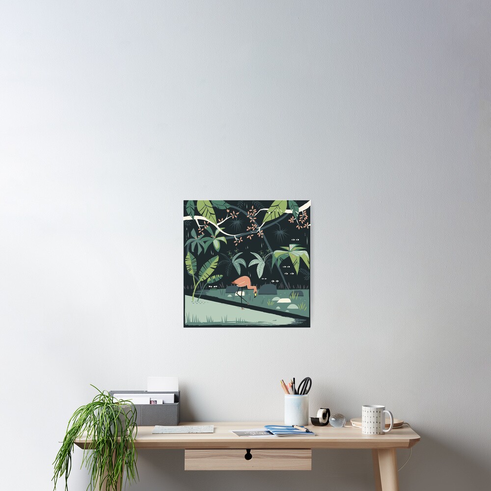 "Nightshade Jungle" Poster by DankAnk | Redbubble