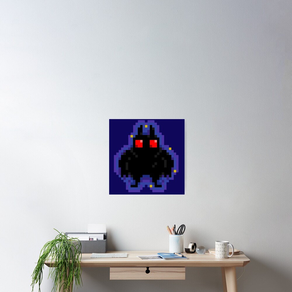 Poster « Mignon Mothman Cryptid Pixel Art », par MothmanDeeds | Redbubble